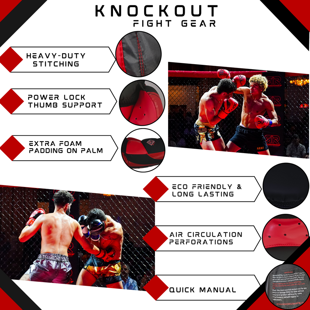 Knockout Elite Boxing Gloves Set (8–16oz) – Knockout Boxing US